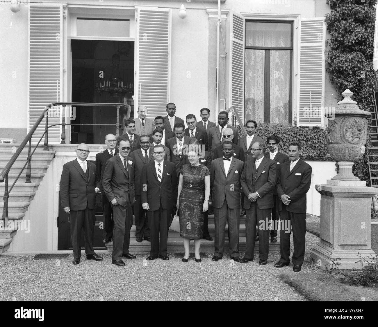RTC members at Soestdijk Palace, 6 June 1961, The Netherlands, 20th ...