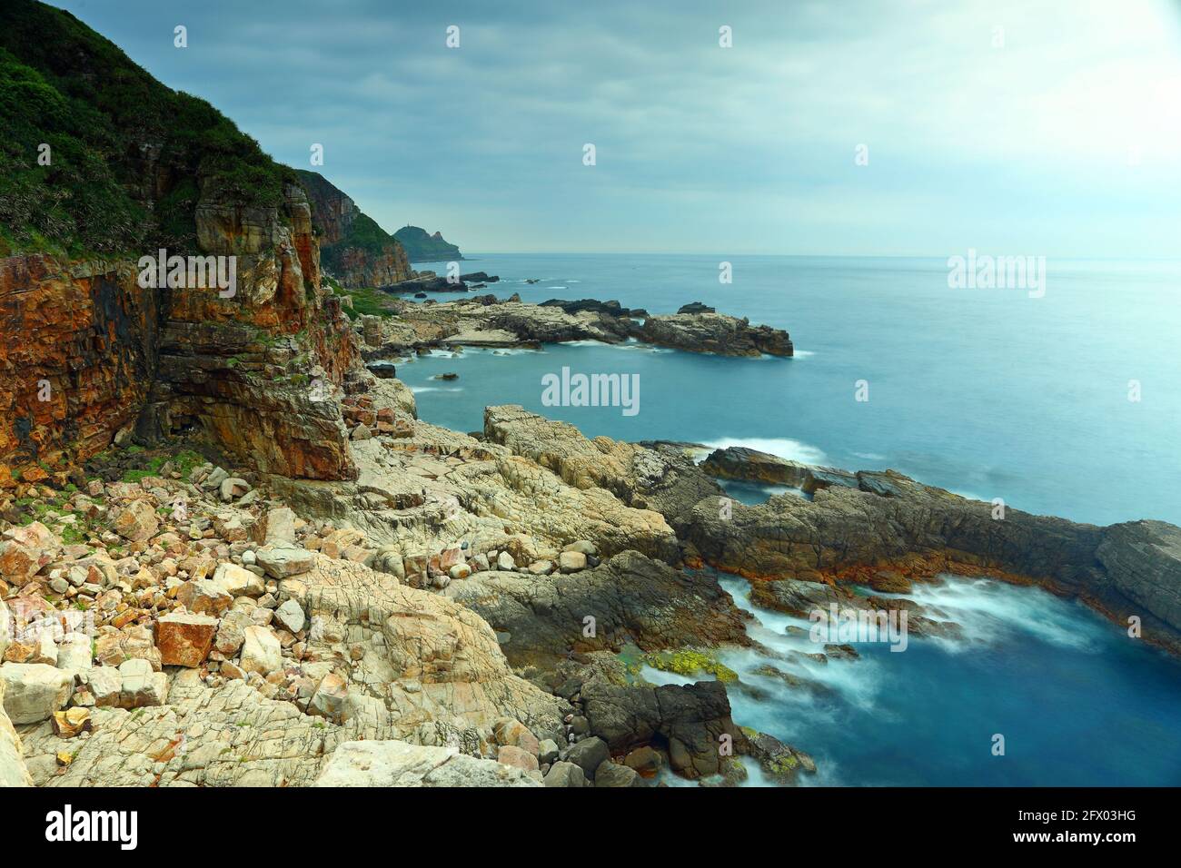 Longdong Bay at Northeast coast of Taiwan (New Taipei City and Yilan ...