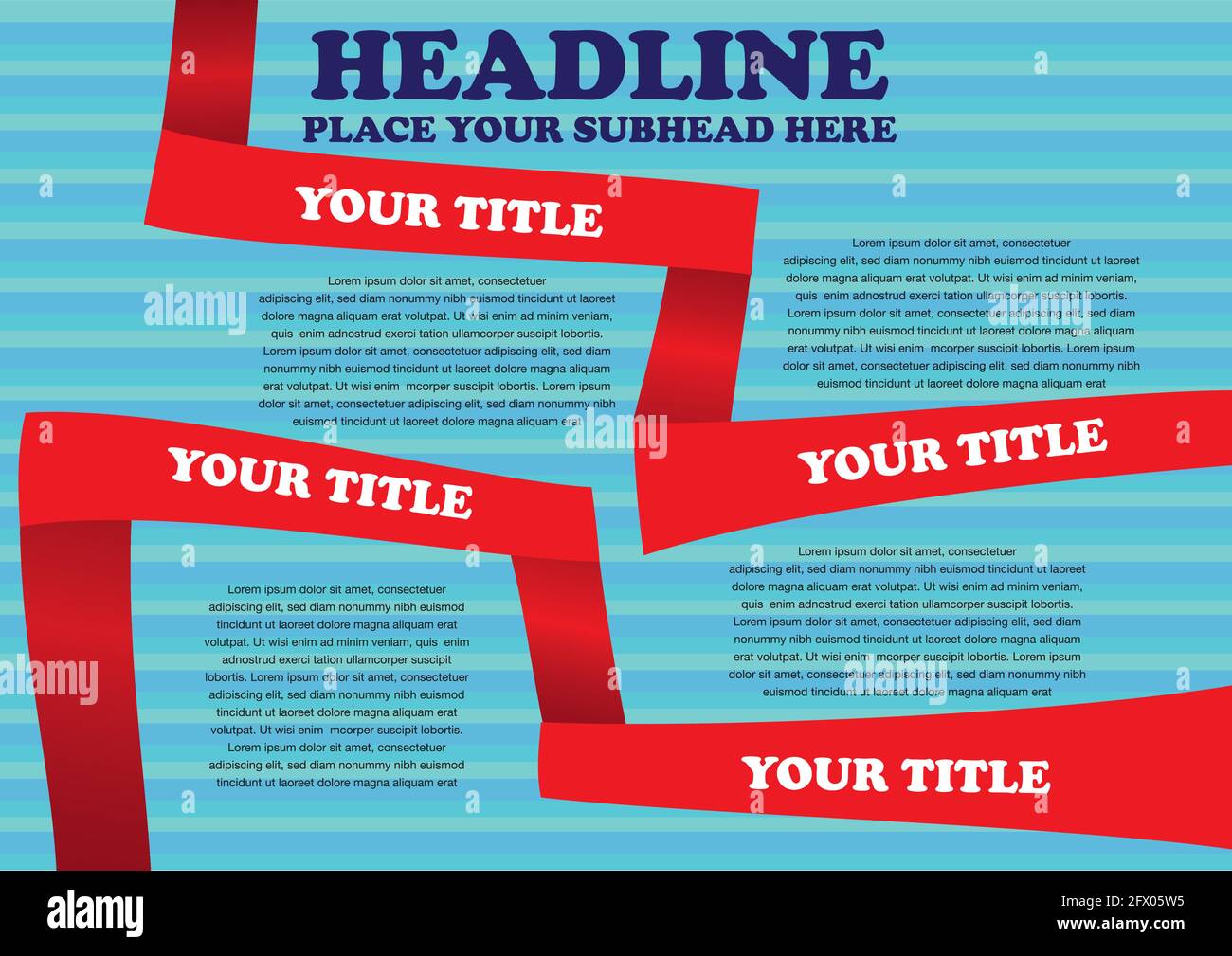 Colorful Paper folding Vector Layout Design Template with area for ...