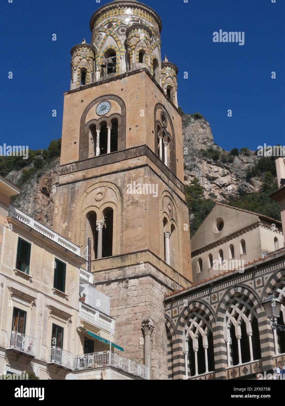 Beautiful architectural building design in the Amalfi Coast in Amalfi ...
