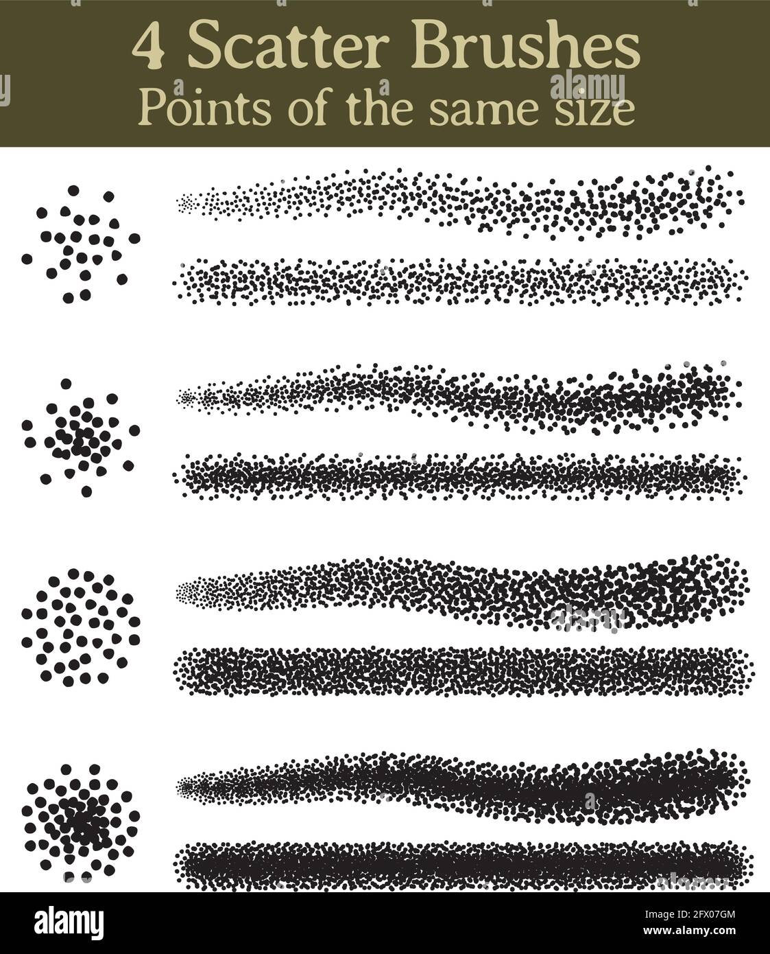 Scatter points Stock Vector Images - Alamy