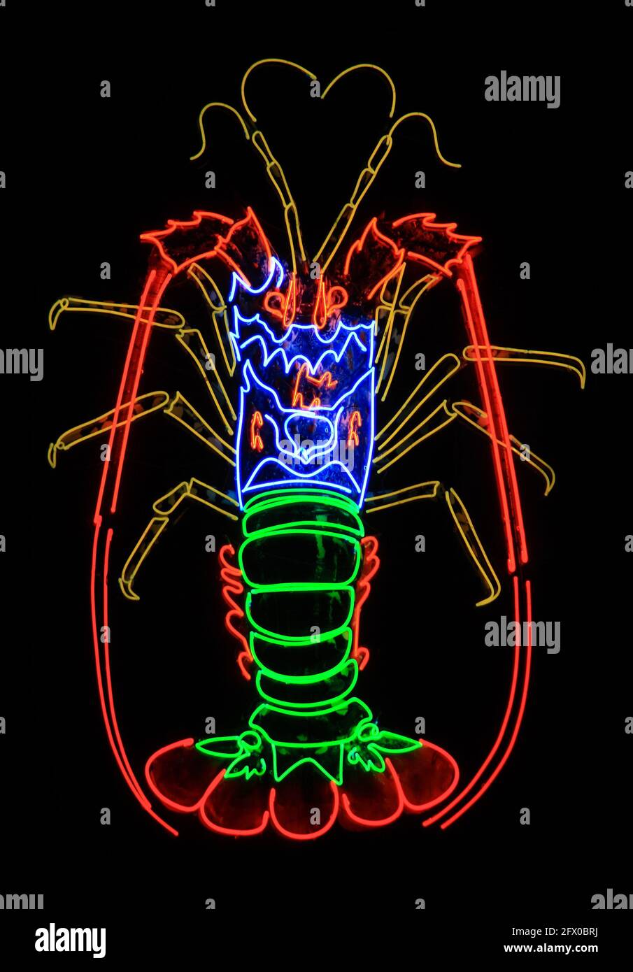 Neon lobster sign hi-res stock photography and images - Alamy