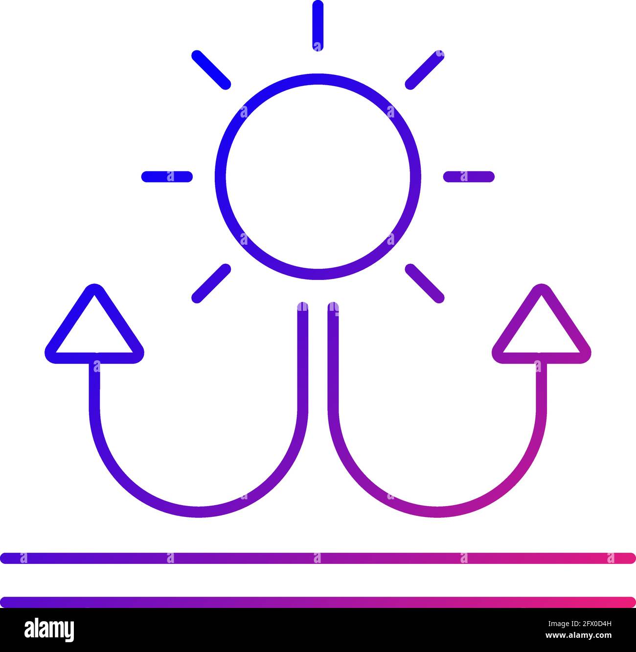 Fabric with reflective parts gradient linear vector icon Stock Vector ...