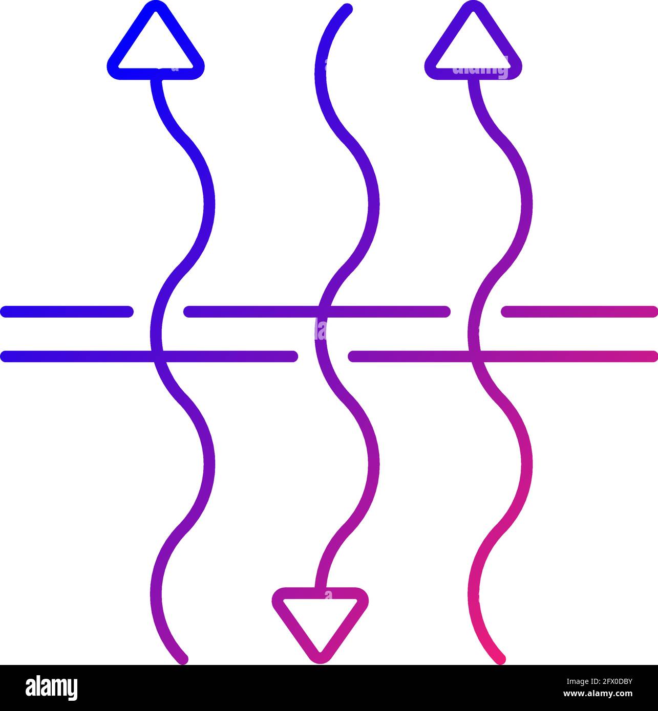 Breathable fabric gradient linear vector icon Stock Vector Image & Art - Alamy