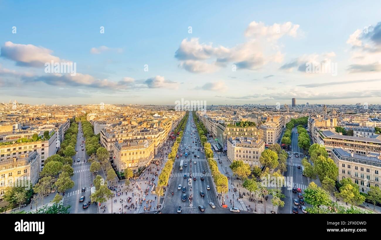 Champs elysees paris france autumn hi-res stock photography and images ...