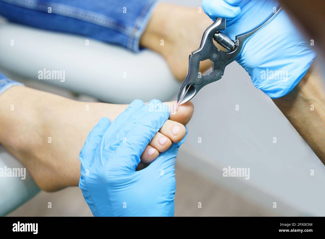 Pedicure procedure hi-res stock photography and images - Alamy
