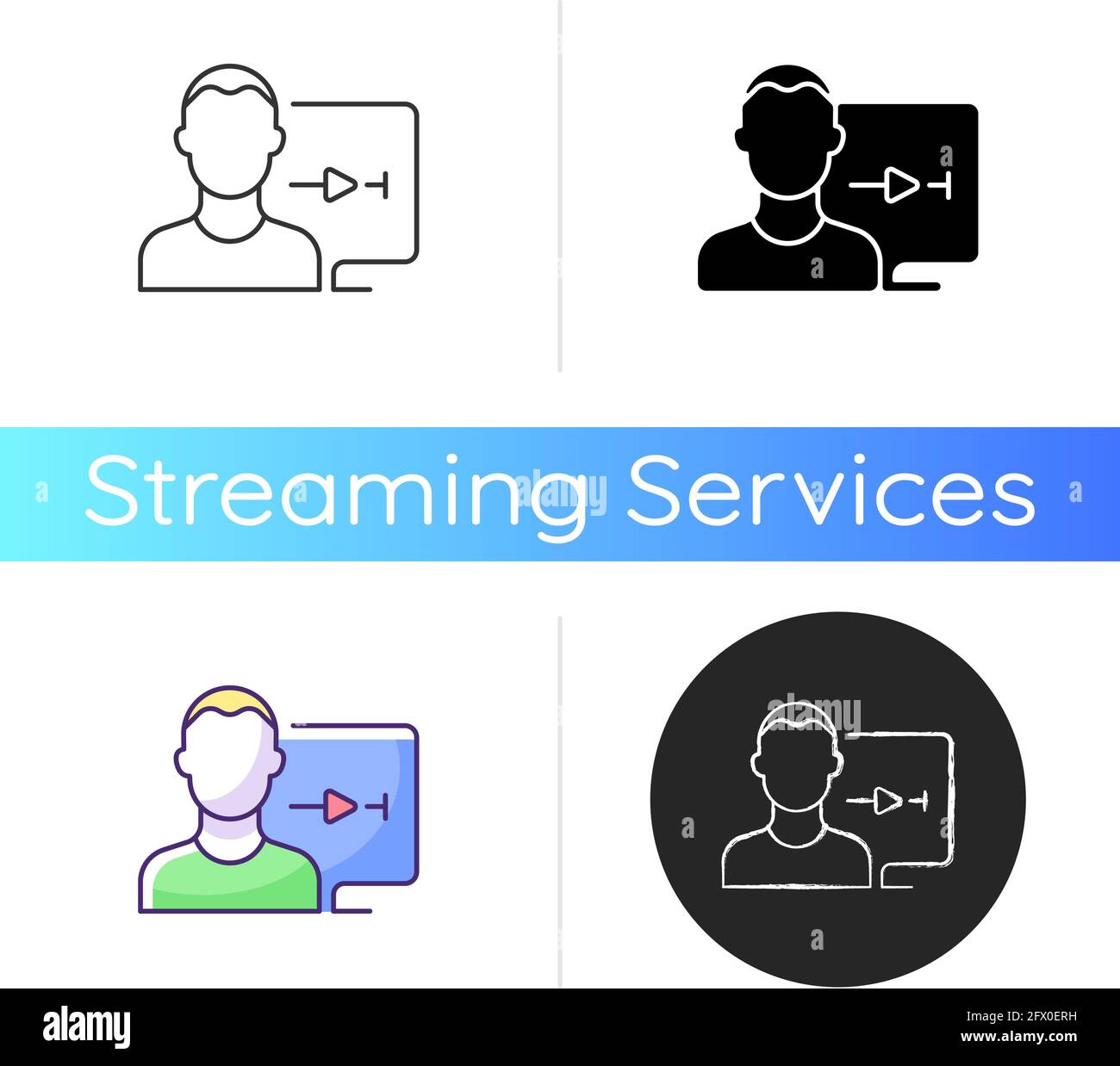 Subscription streaming service Stock Vector Images - Alamy