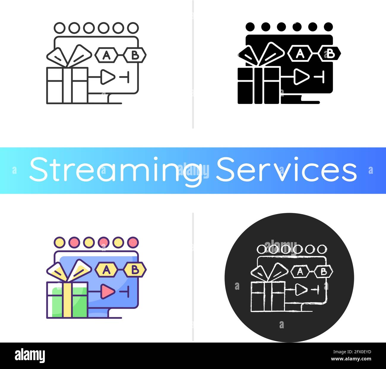 TV shows streaming icon Stock Vector Image & Art - Alamy
