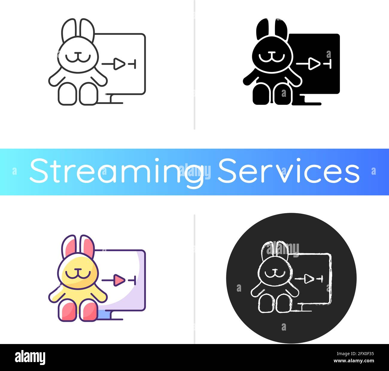 Icon cartoons tv hi-res stock photography and images - Alamy