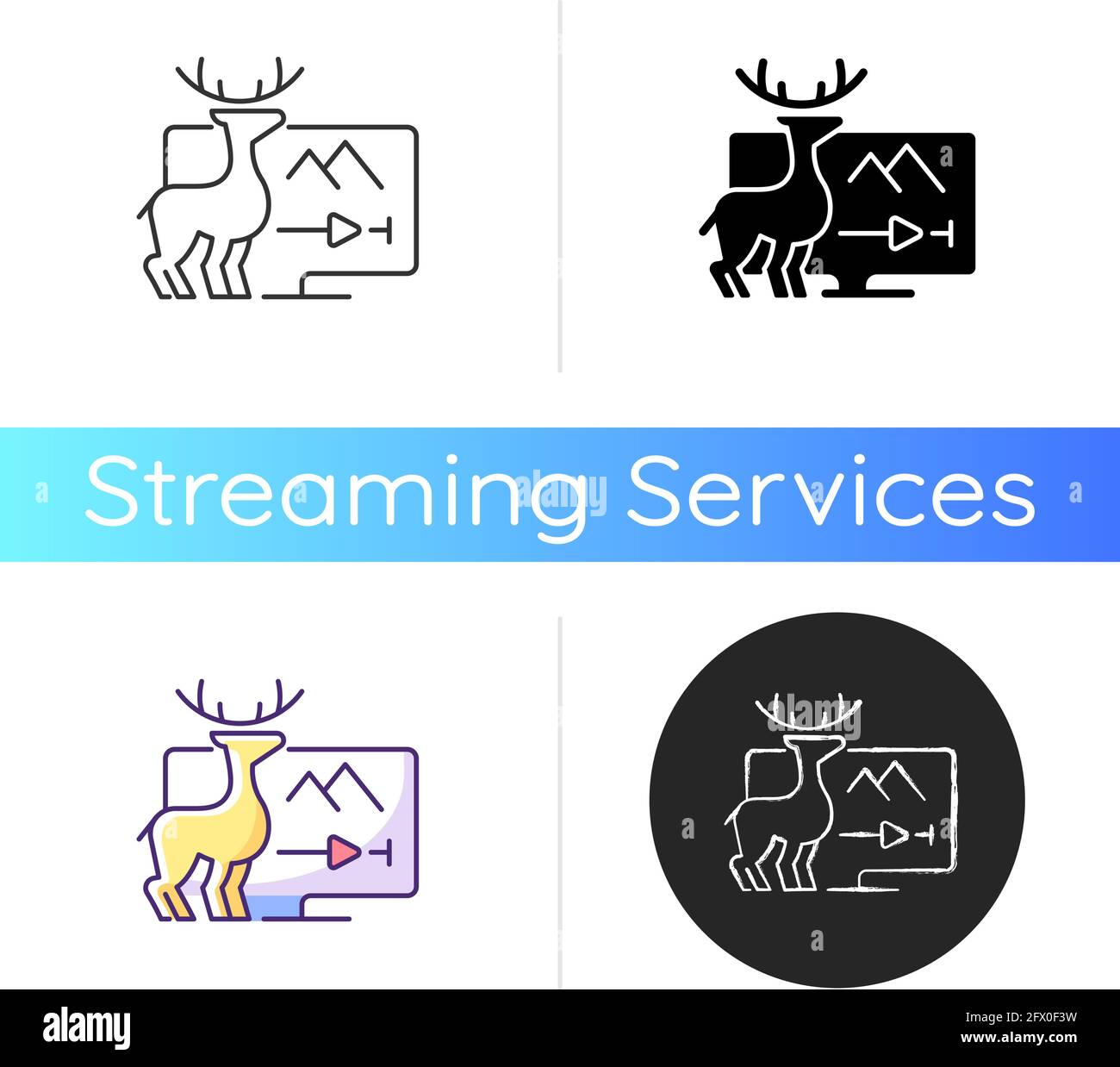 Documentaries streaming icon Stock Vector Image & Art - Alamy