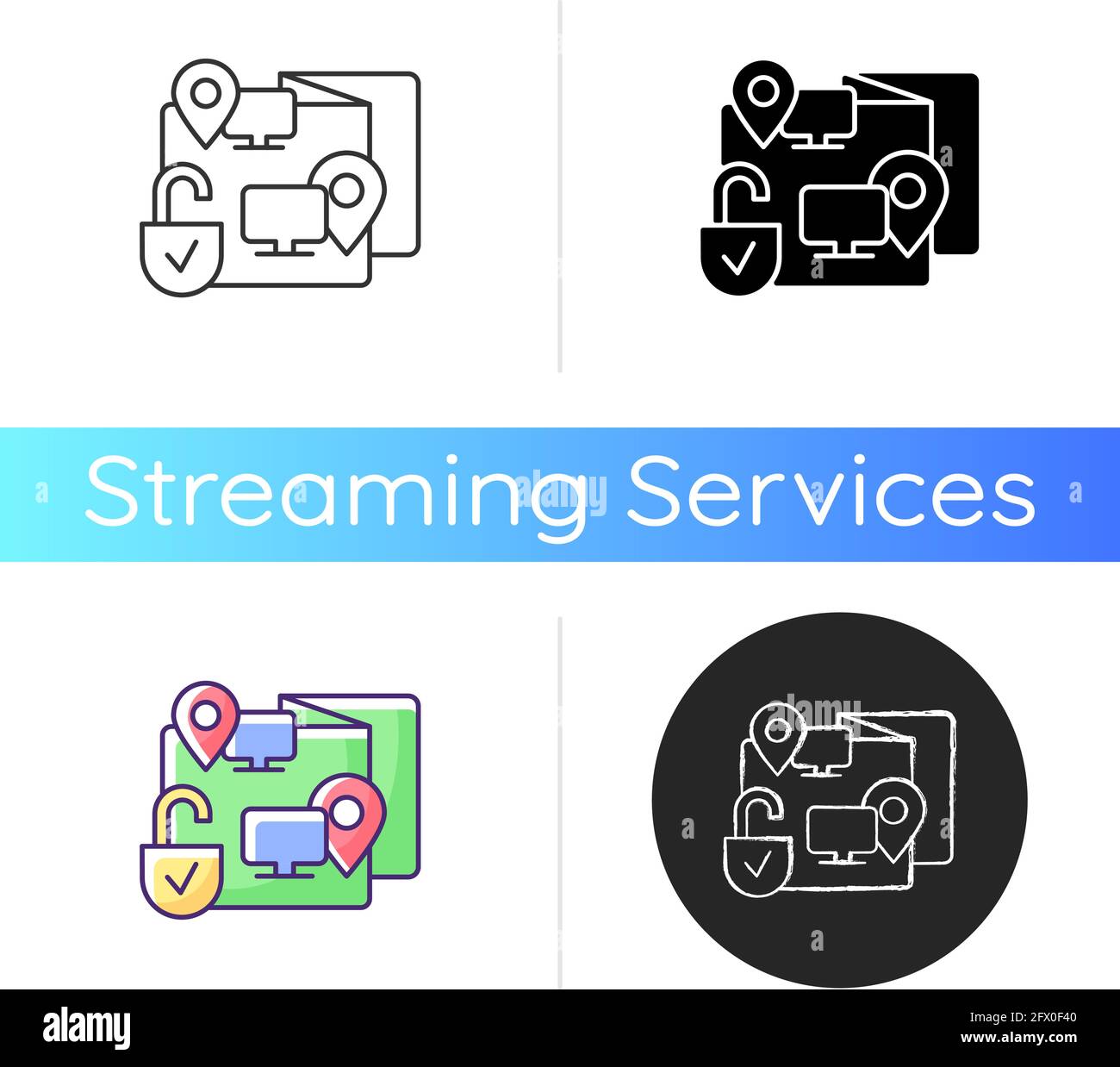 Remote co-watching icon Stock Vector Image & Art - Alamy