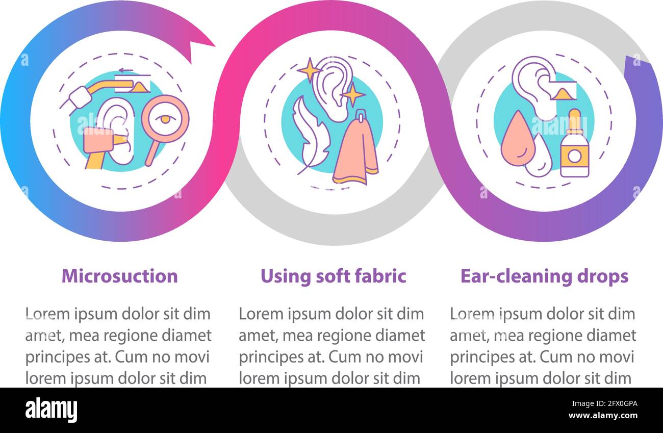 Ear care methods vector infographic template Stock Vector Image & Art ...