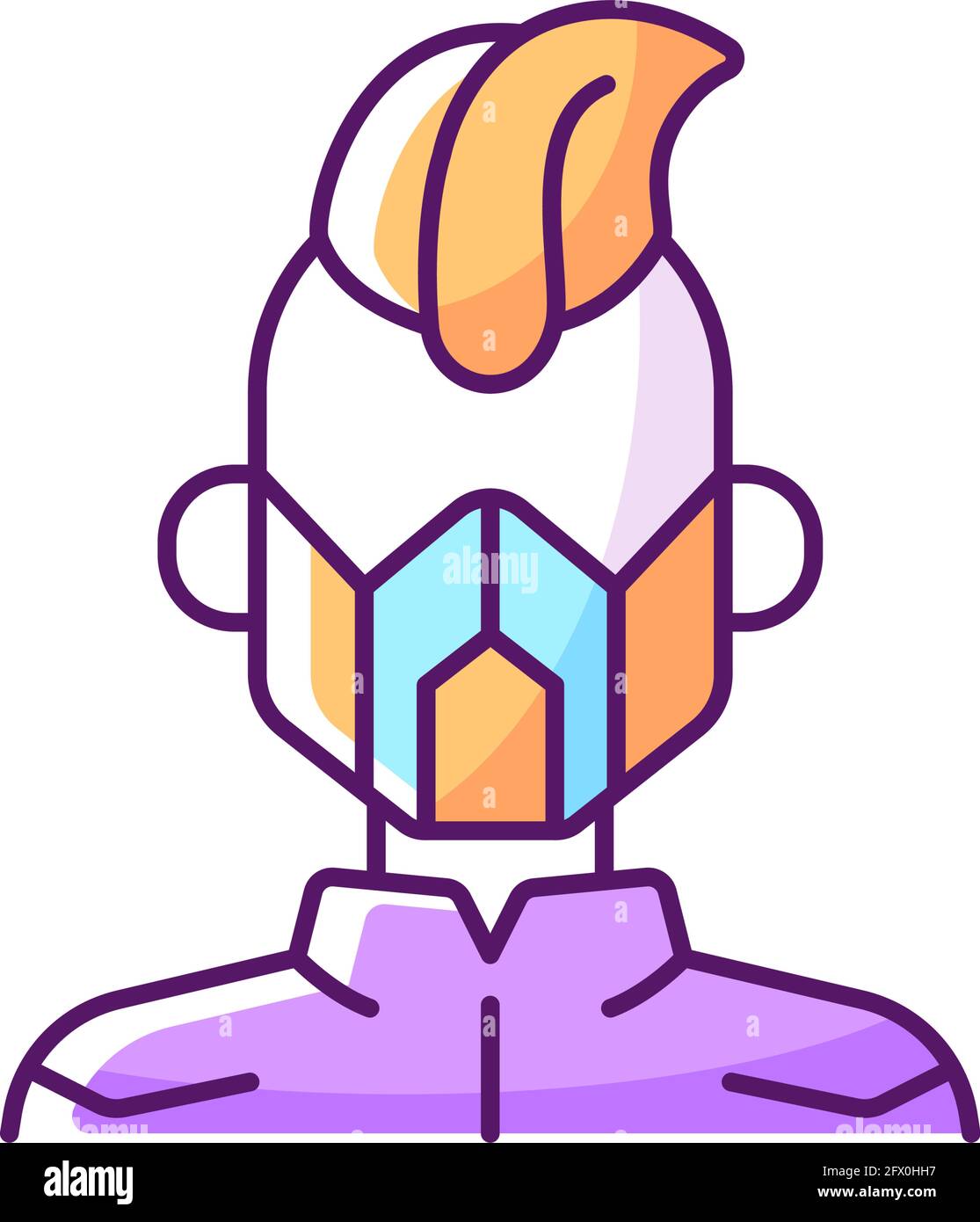 Tech face mask Cut Out Stock Images & Pictures - Alamy