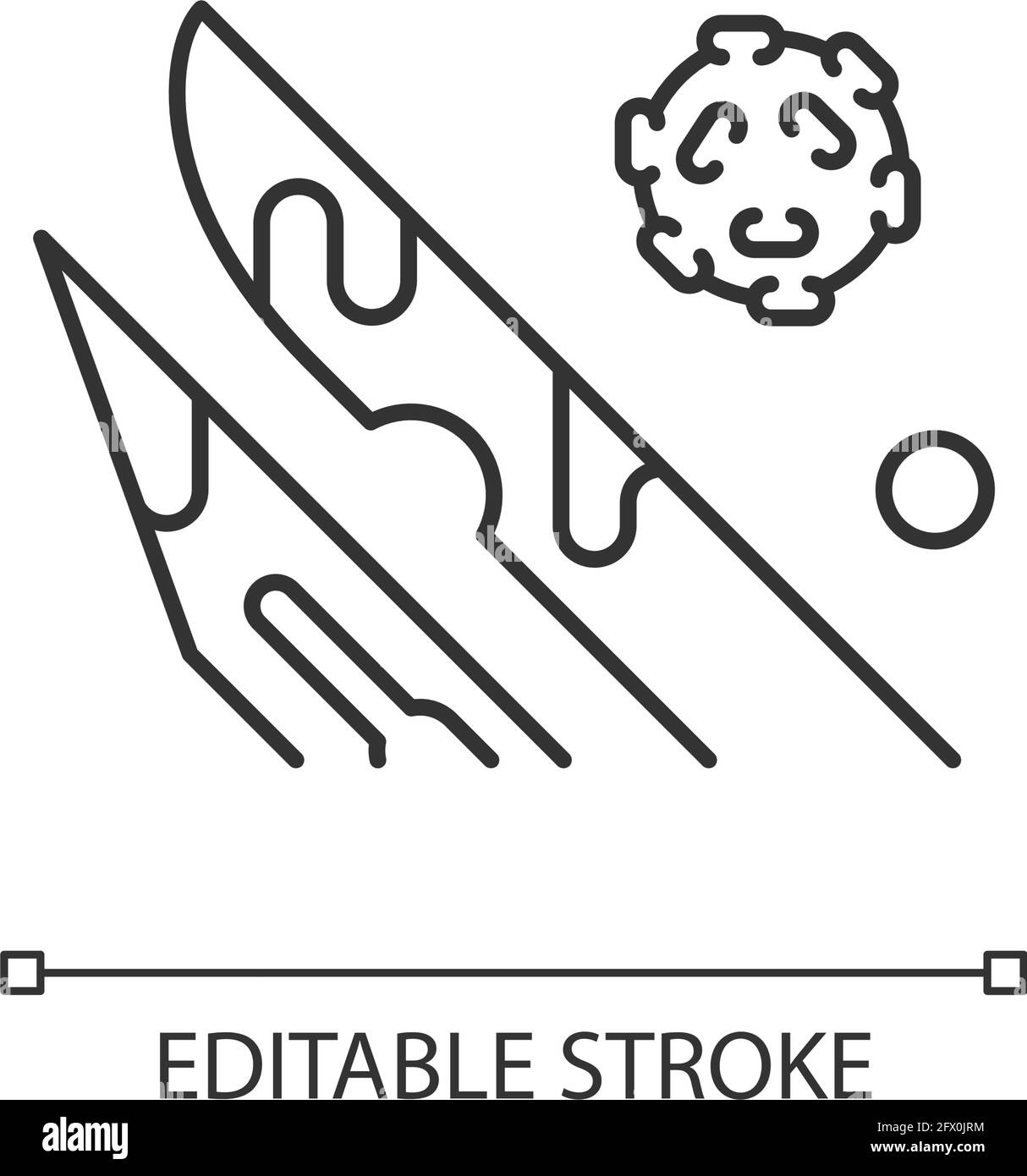 Sharps linear icon Stock Vector Image & Art - Alamy