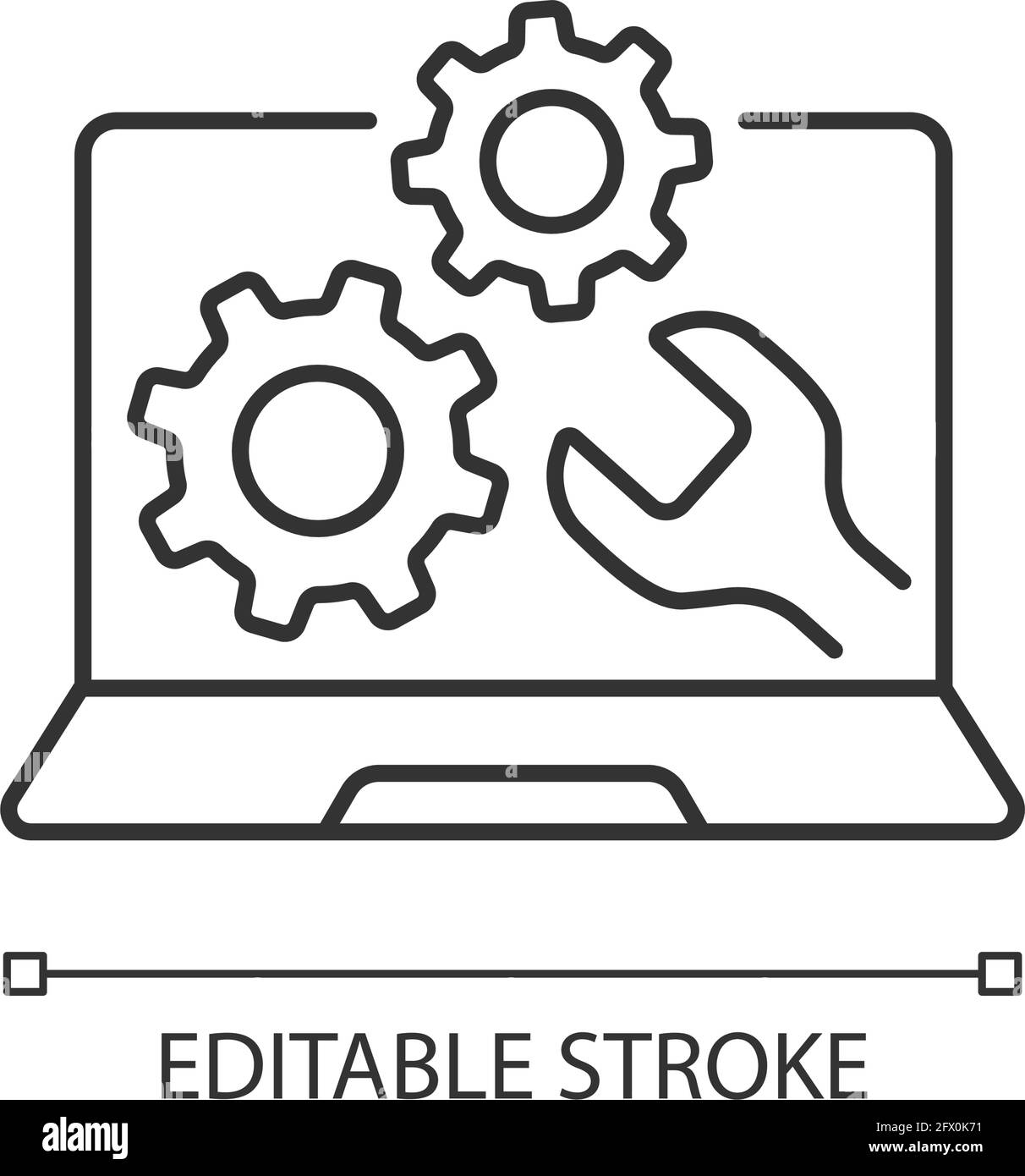 Computer Maintenance Icon