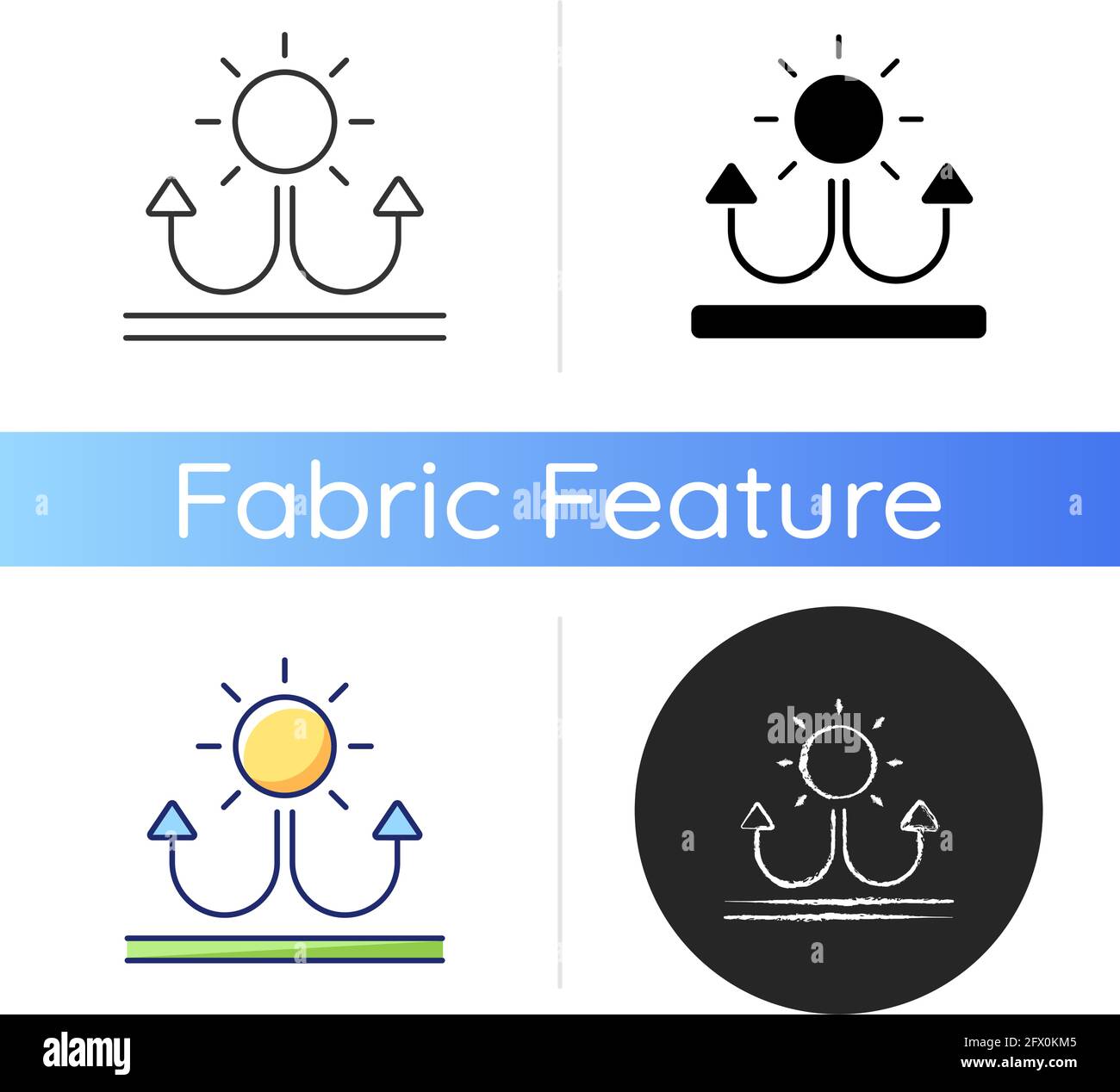 Fabric with reflective parts icon Stock Vector Image & Art - Alamy