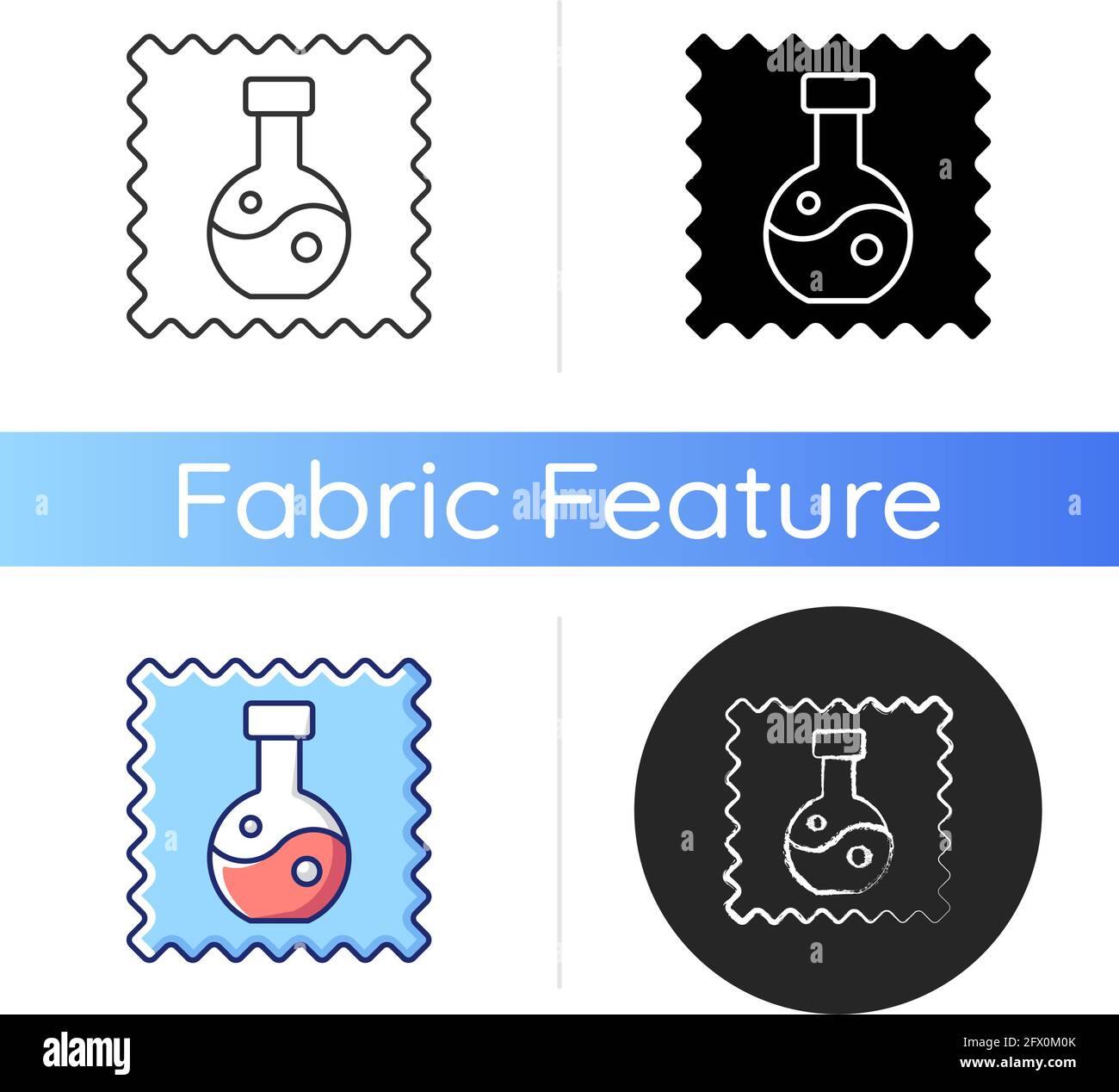 Synthetic fabric property icon Stock Vector Image & Art - Alamy