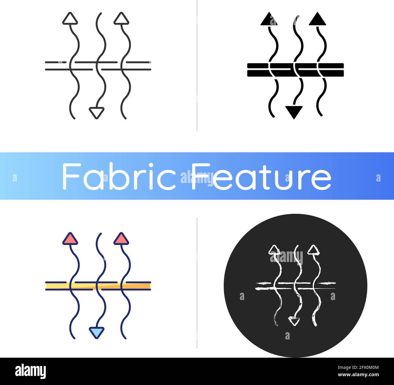 Fabric coating Stock Vector Images - Alamy