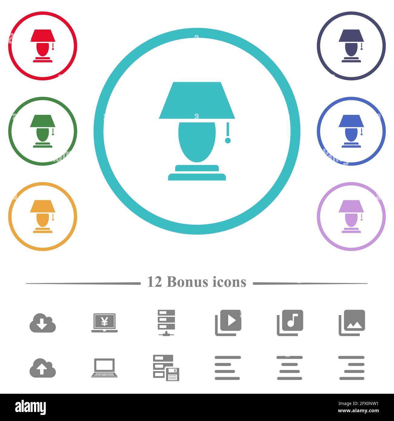 Lampshade circle Stock Vector Images - Alamy