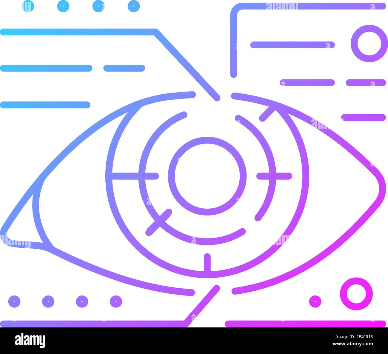 Micro eye vector hi-res stock photography and images - Alamy