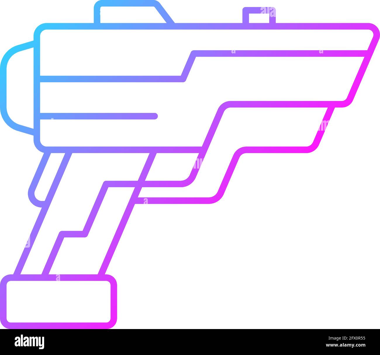 Laser weapon gradient linear vector icon Stock Vector Image & Art - Alamy