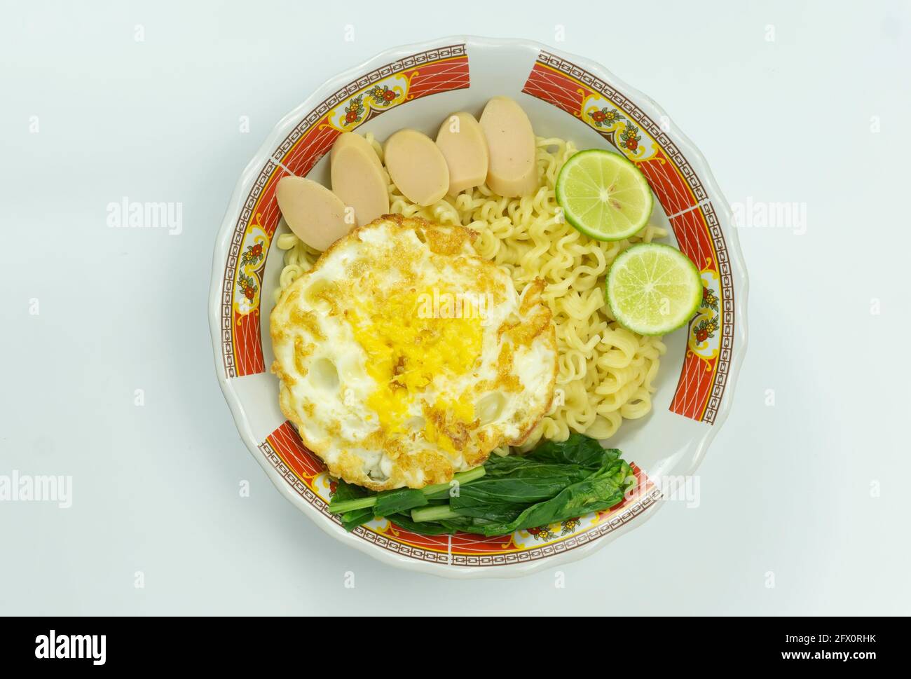 Indonesian Mie Goreng or Fried Noodle with egg traditional Indonesian ...