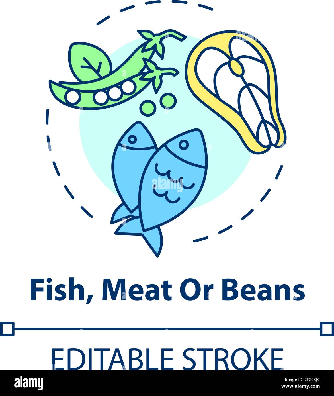 School fish circle Stock Vector Images - Alamy