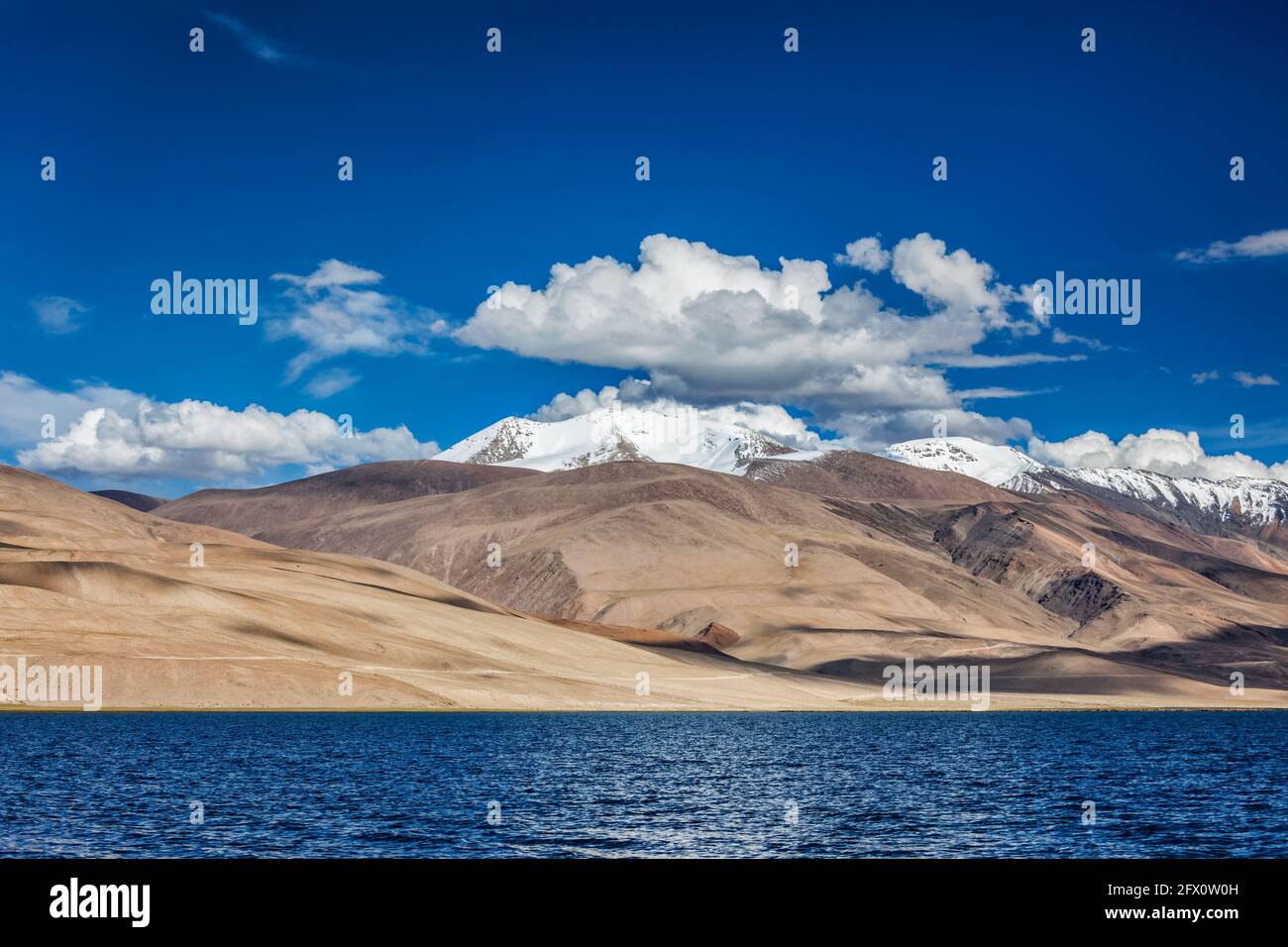 Lake Tso Moriri in Himalayas. Ladakh, Inda Stock Photo - Alamy