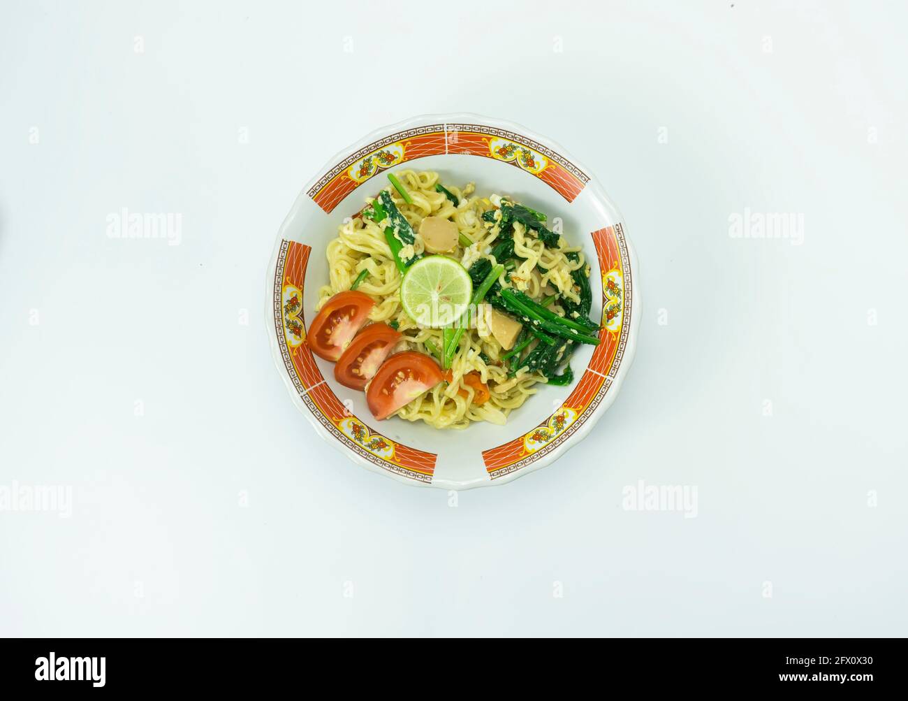 Indonesian Mie Goreng or Fried Noodle with egg traditional Indonesian ...