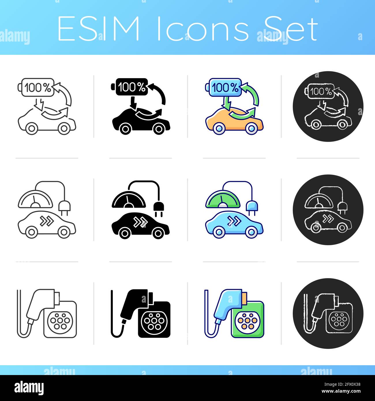 Electric mobility sign Stock Vector Images - Alamy