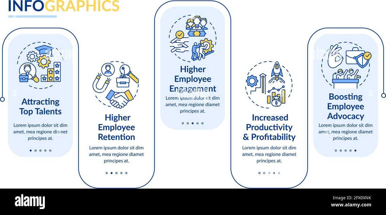 Corporate ethos vector infographic template Stock Vector Image & Art ...