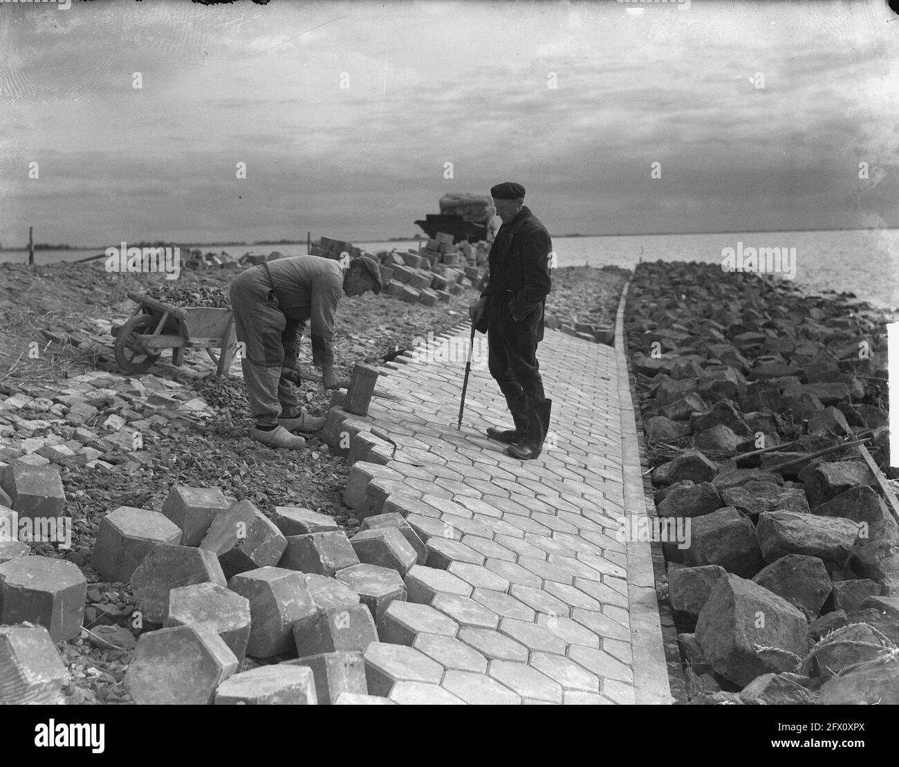 Reinforcement dyke Black and White Stock Photos & Images - Alamy