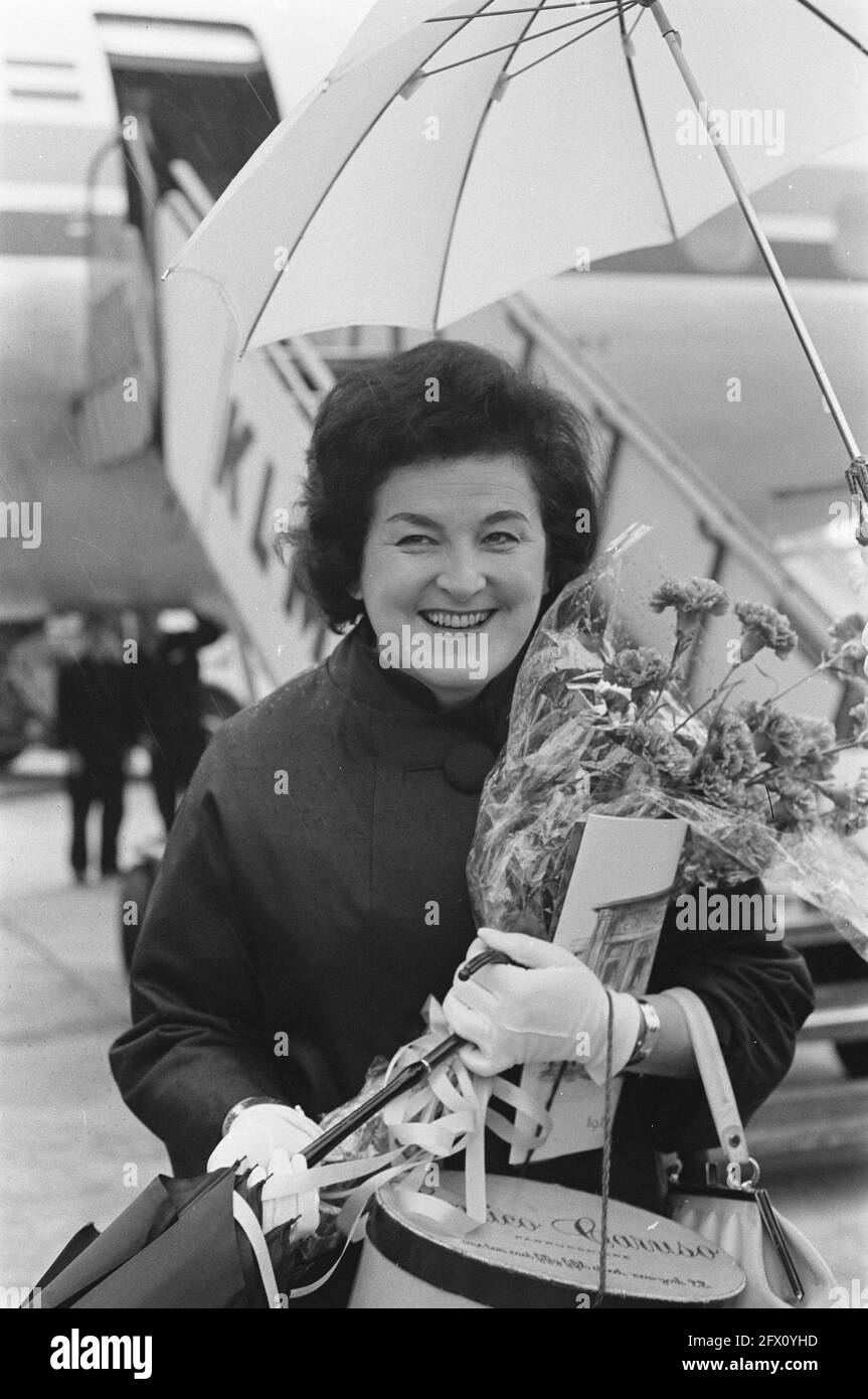 Swedish opera singer birgit nilsson Black and White Stock Photos ...