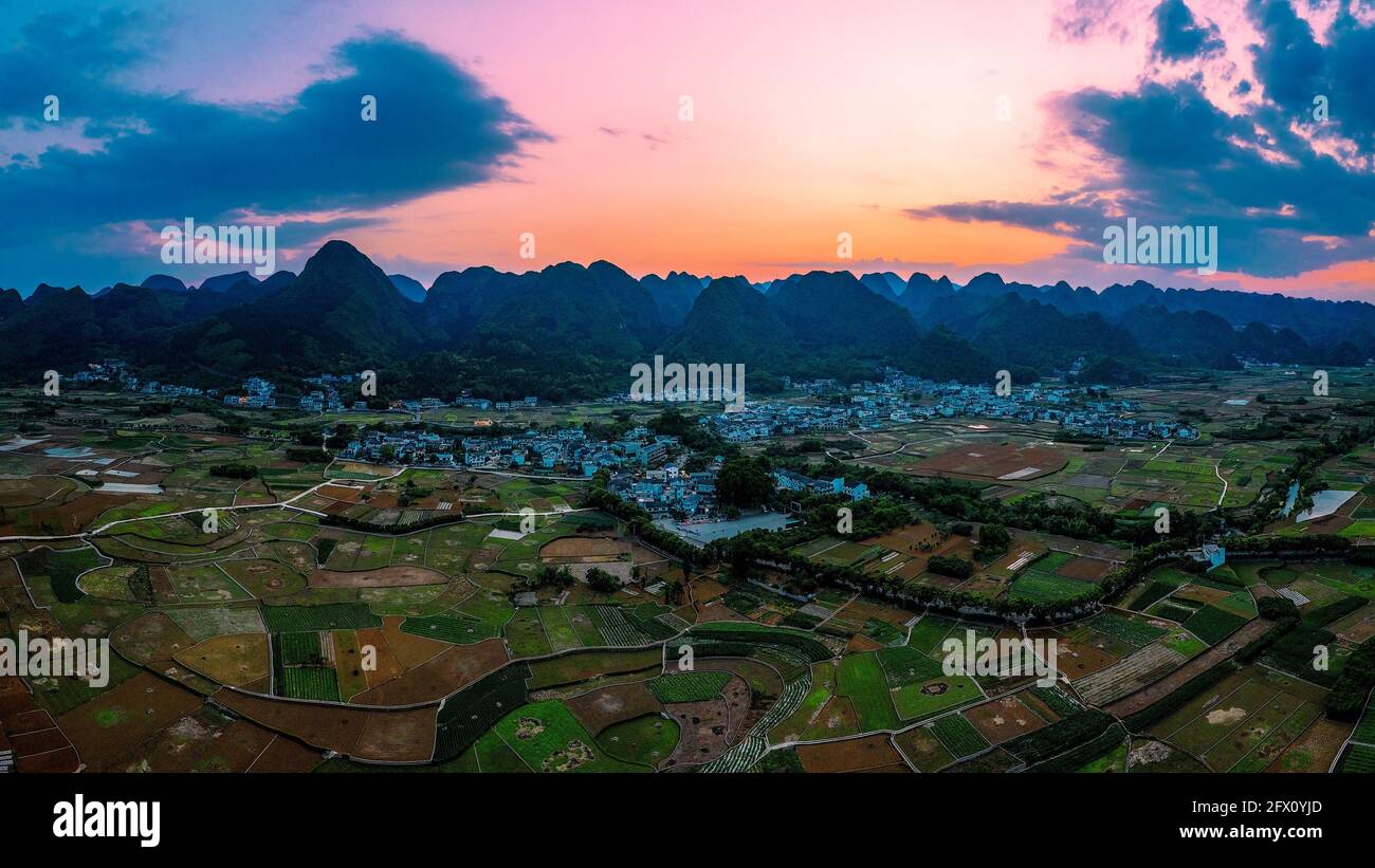 May 25, 2021, Xingyi, Xingyi, China: On May 25, 2021, Wanfeng Forest in ...