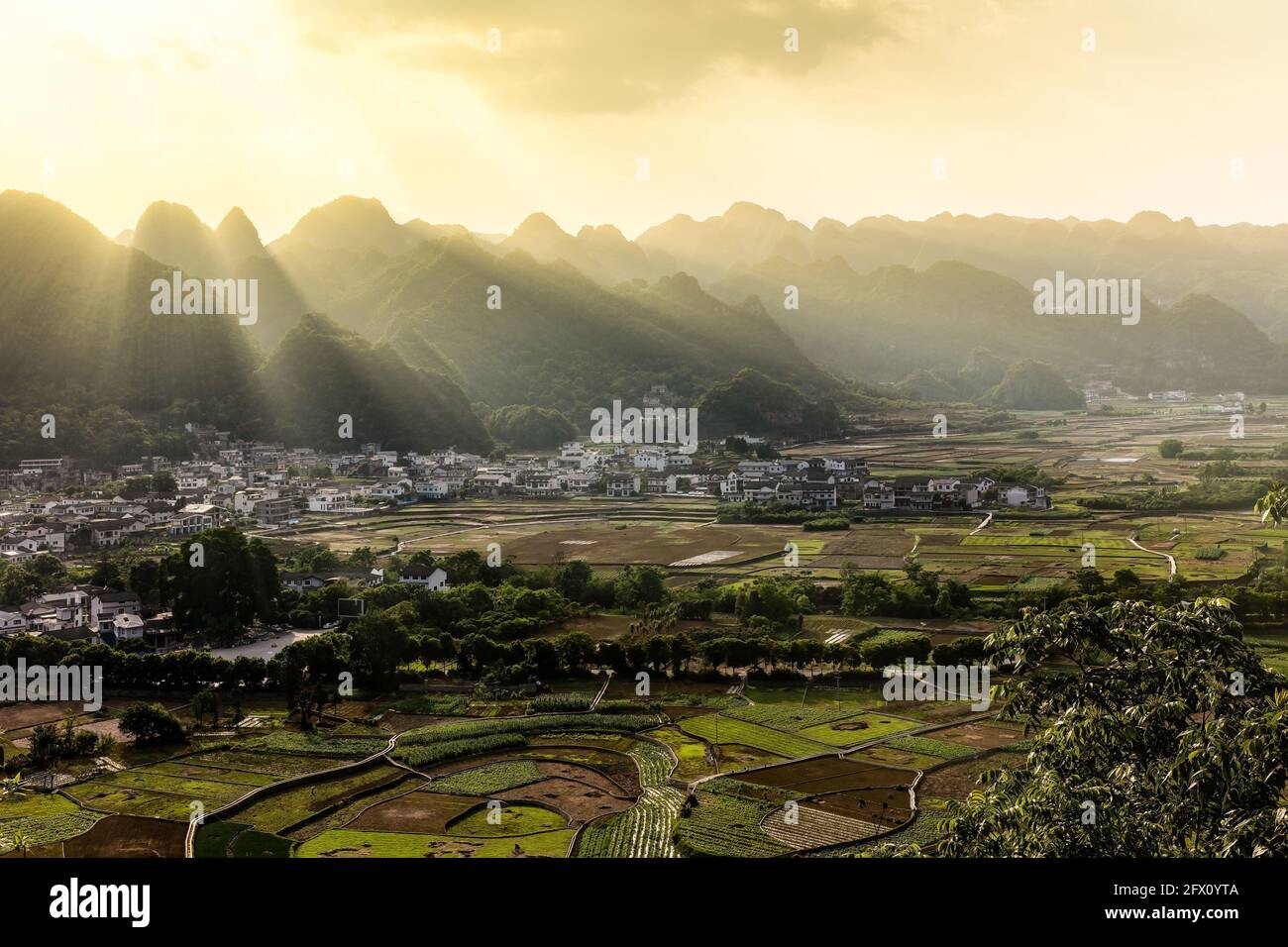 May 25, 2021, Xingyi, Xingyi, China: On May 25, 2021, Wanfeng Forest in ...