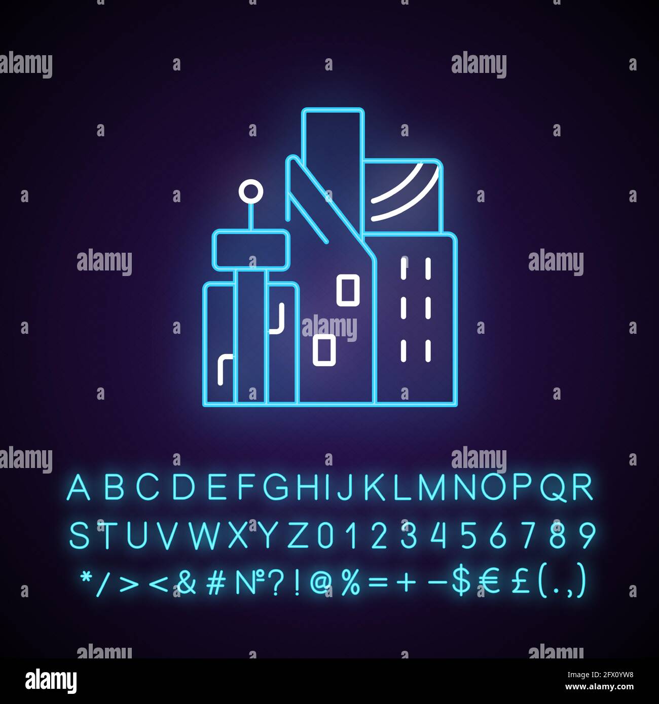 Cyberpunk city hi-res stock photography and images - Alamy