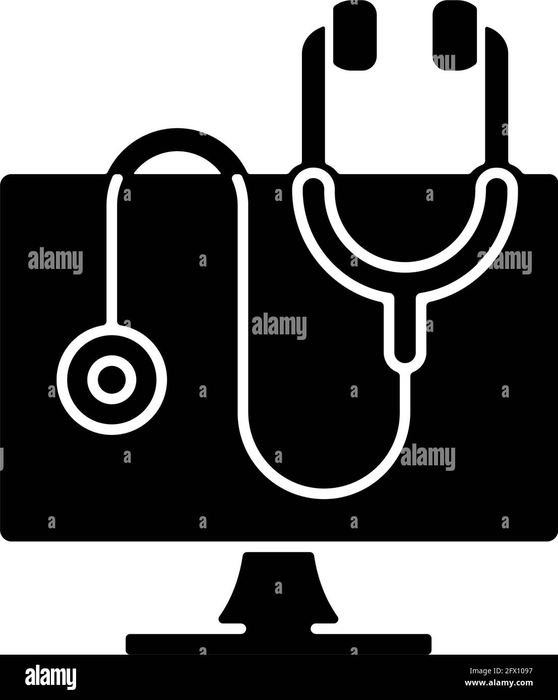 Computer diagnostics icon black hi-res stock photography and images - Alamy