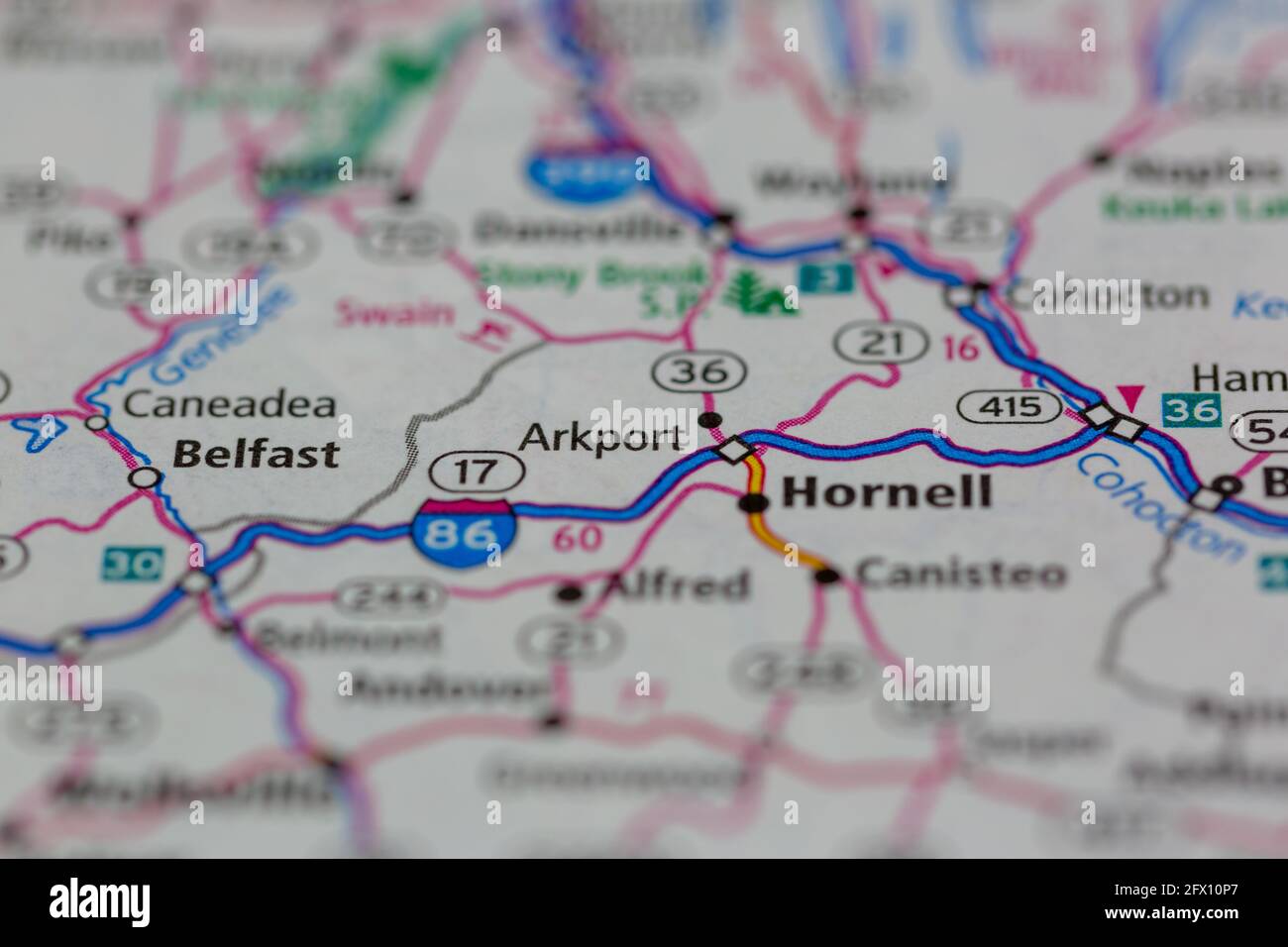 Map of arkport hi-res stock photography and images - Alamy