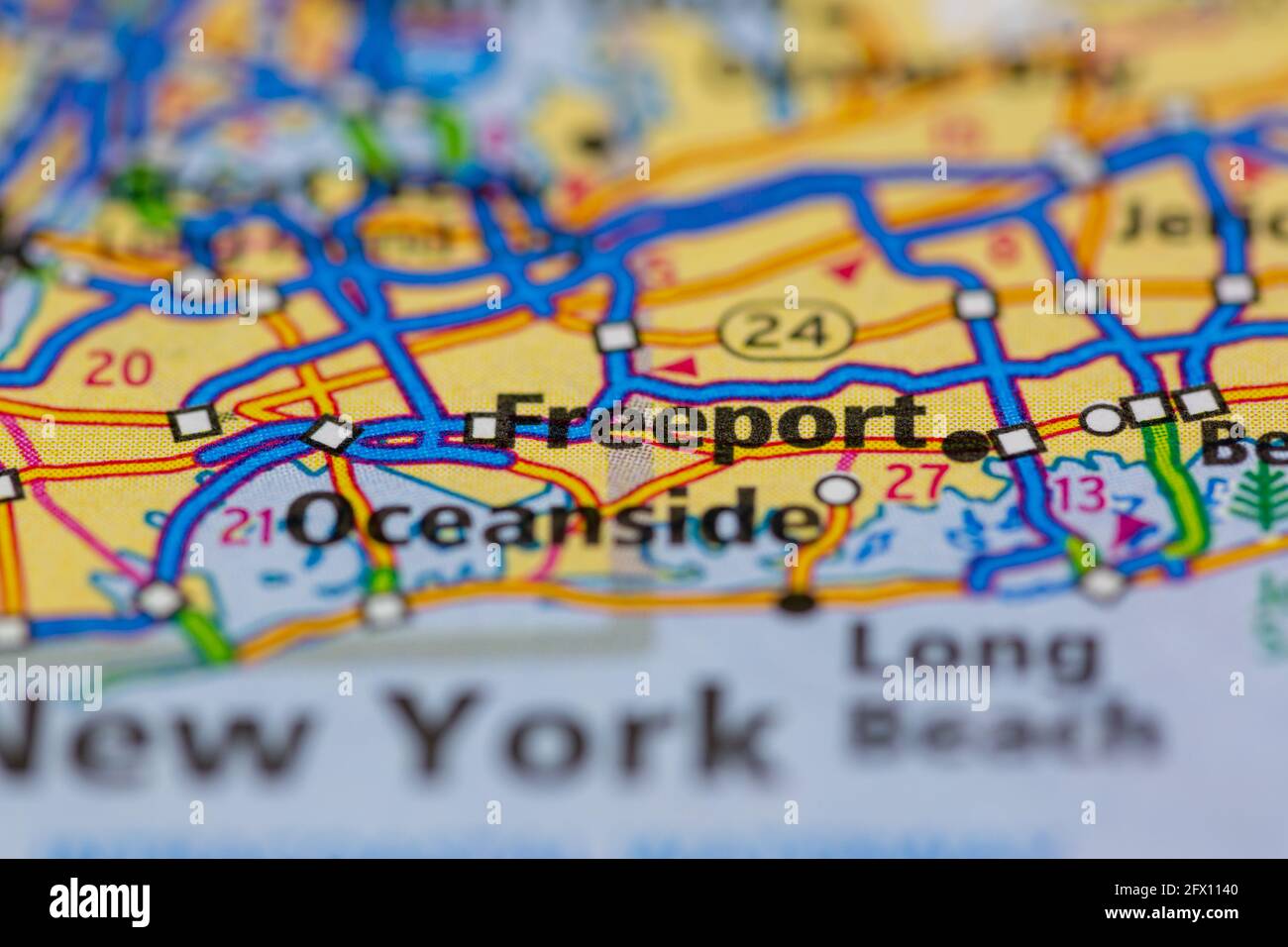 Map of freeport new york hi-res stock photography and images - Alamy