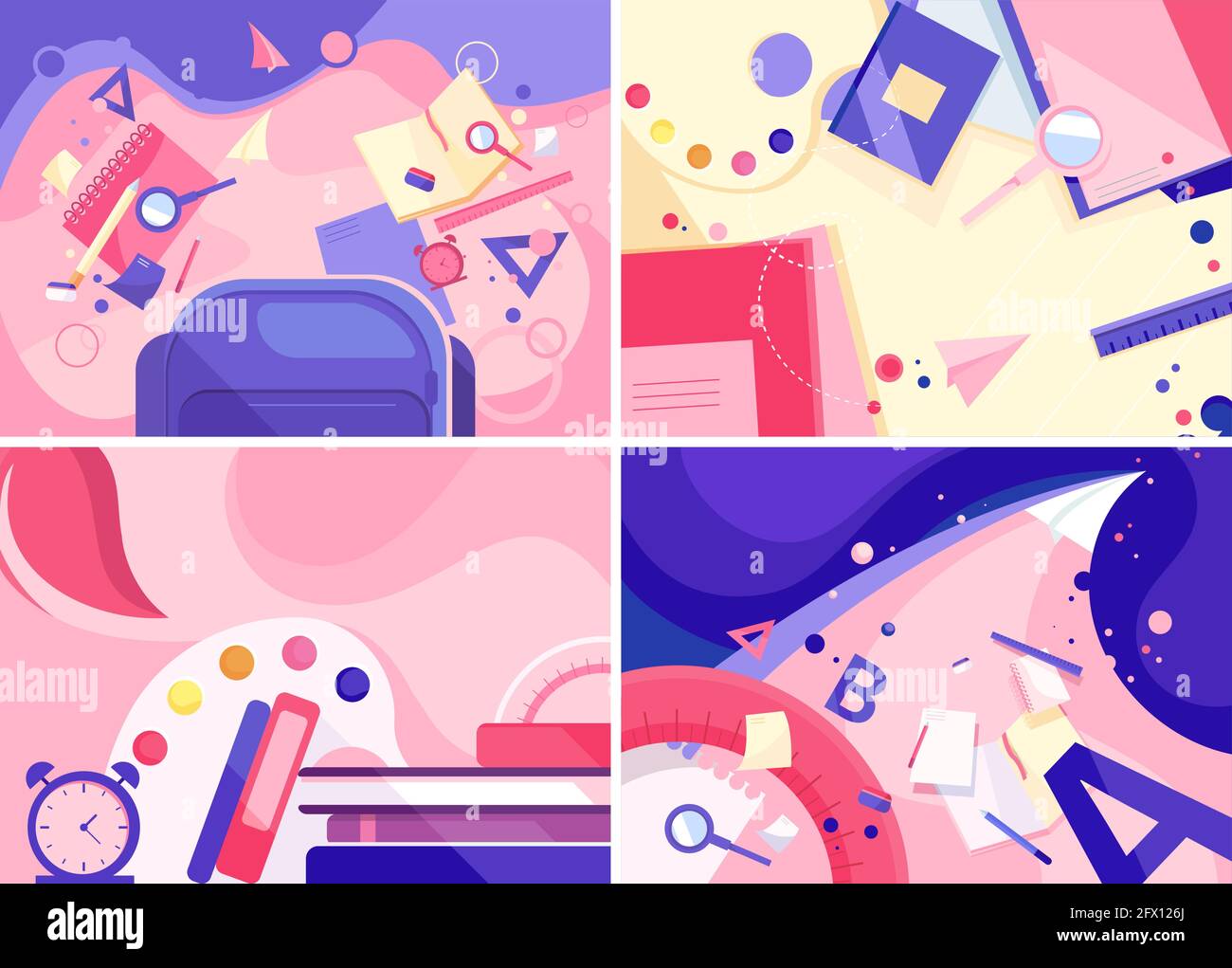 Flying Alarm Clock Stock Vector Images - Alamy