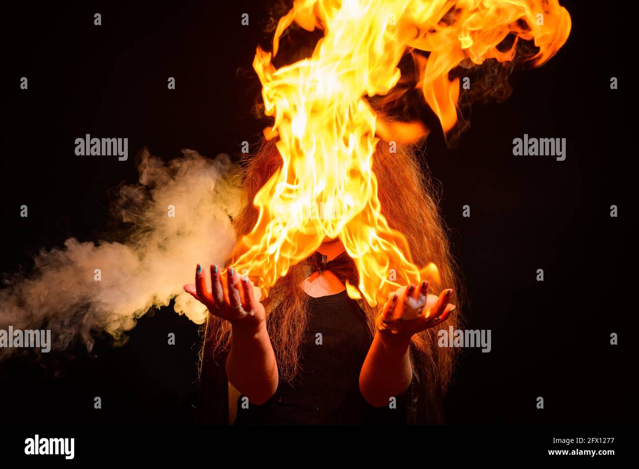 Witch And Fire High Resolution Stock Photography and Images - Alamy