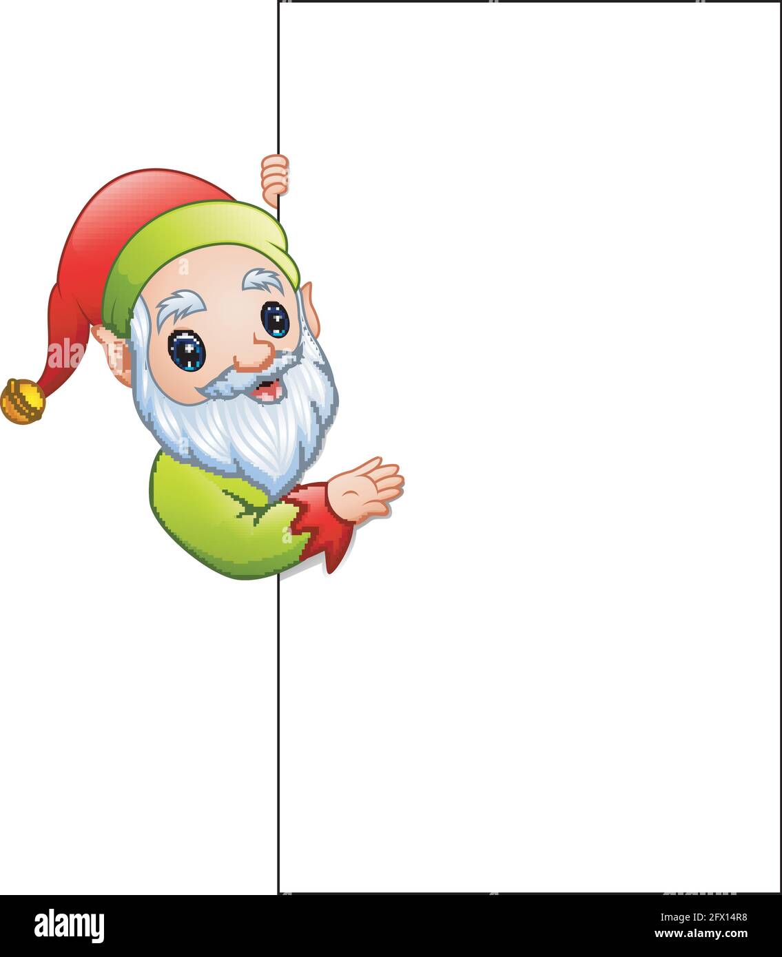 Christmas elf showing sign hi-res stock photography and images - Alamy