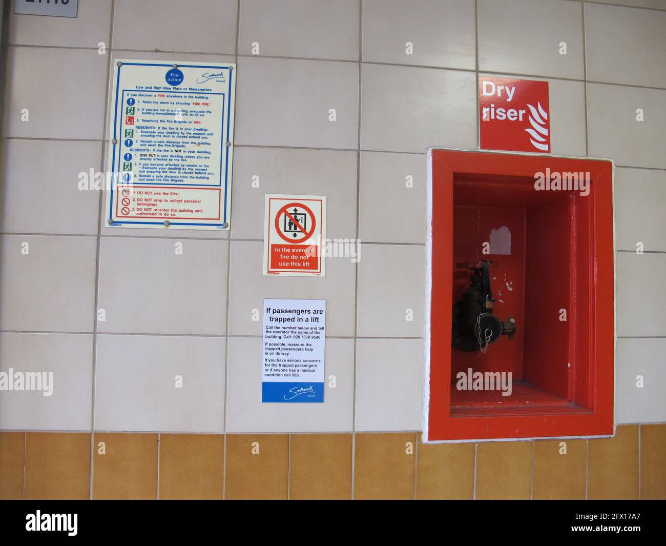 Fire precautions signage hi-res stock photography and images - Alamy