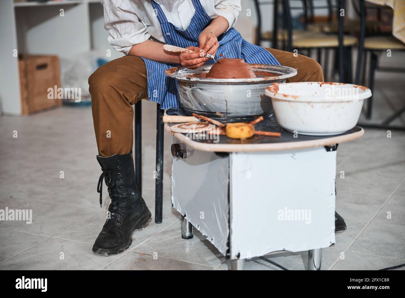 Lathe clay hi-res stock photography and images - Alamy