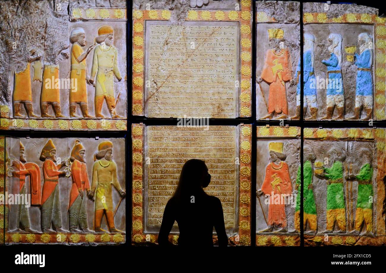 V&A, London UK. 25 May 2021. Epic Iran exhibition explores 5,000 years ...