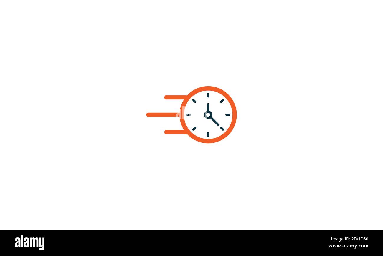Business concept. Fast time icon logo design element. Vector ...