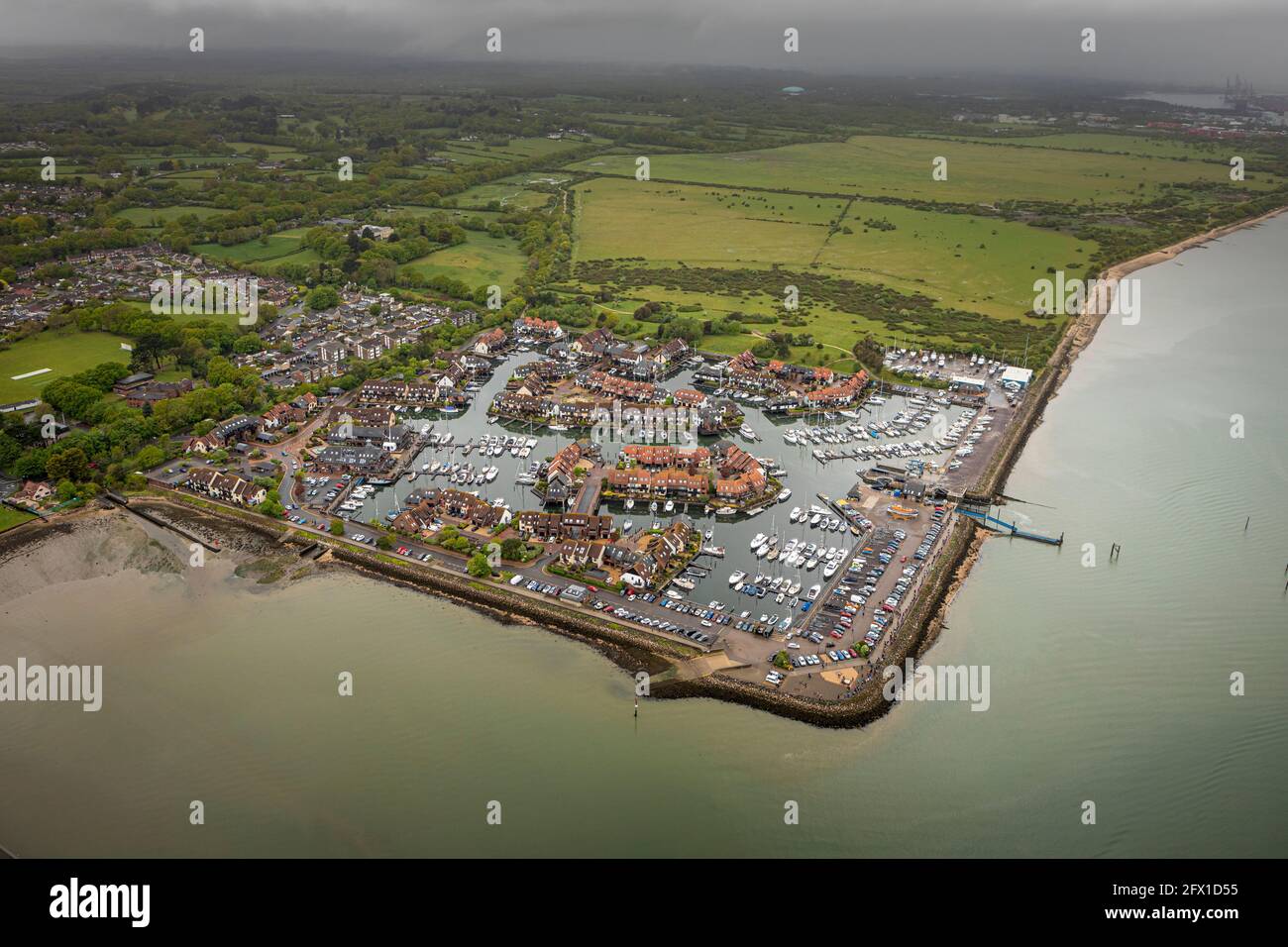 Hythe marina village hi-res stock photography and images - Alamy