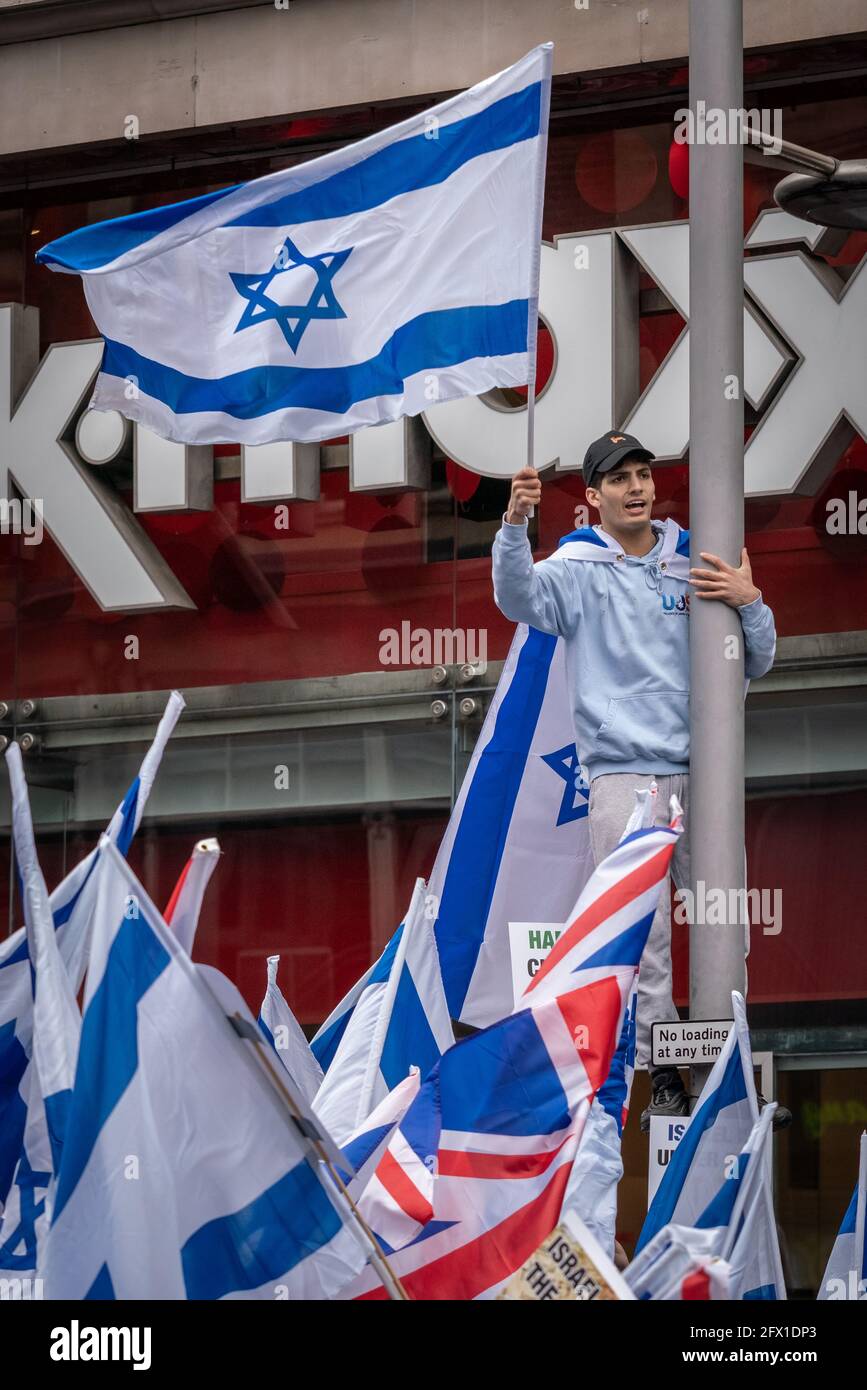 'Solidarity with Israel' rally near the Embassy of Israel with hundreds ...