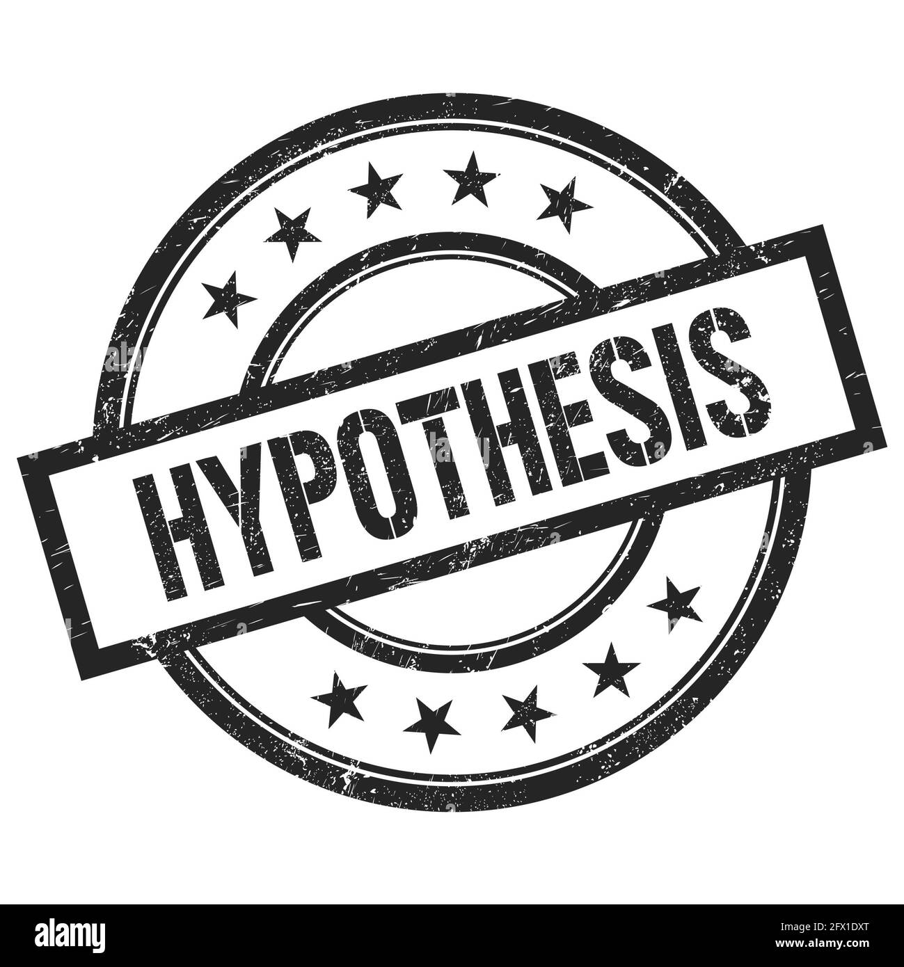Hypothesis stamp hi-res stock photography and images - Alamy