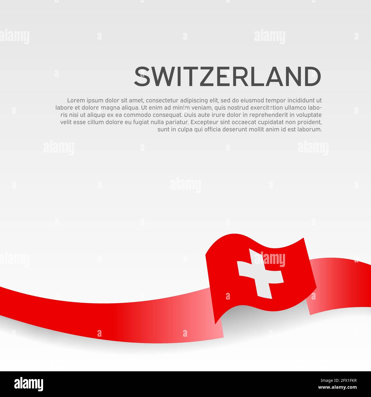 Switzerland flag mountains Stock Vector Images - Alamy